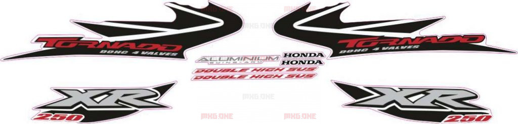 Honda XR 250 logos decals, stickers and graphics - MXG.ONE - Best moto ...