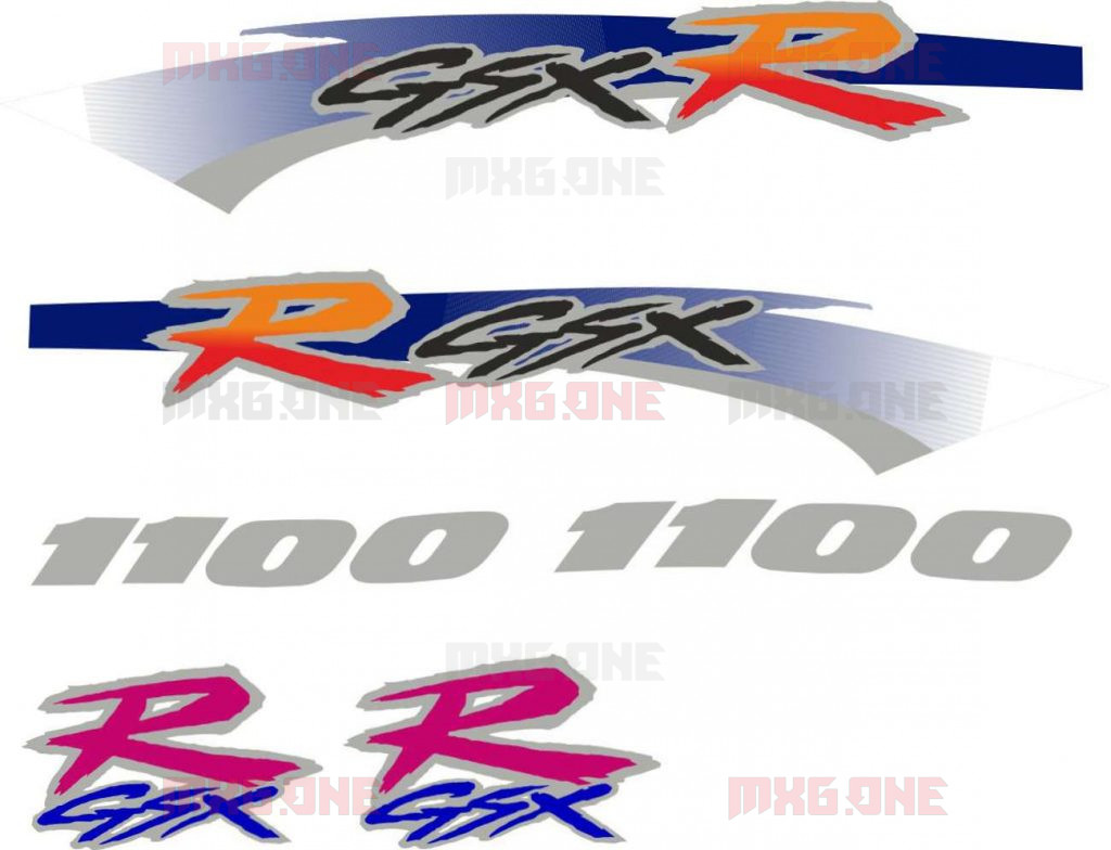 Suzuki Gsx-r-1100 Kit Decals Set - Mxg.one - Best Moto Decals