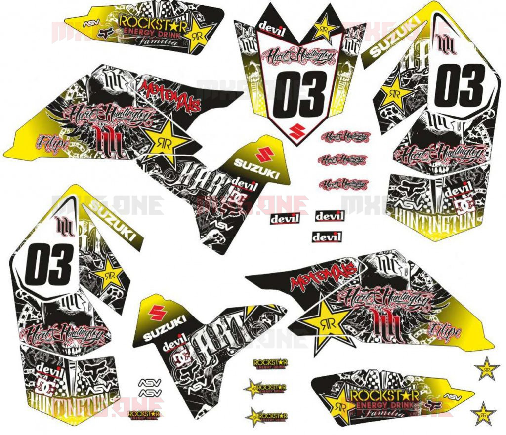 Suzuki Ltr-450 Gdz 2006-2018 Decals Set - Mxg.one - Best Moto Decals